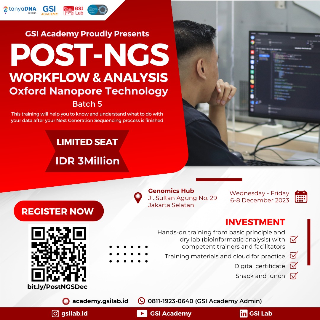 ONT Post-NGS Workflow and Analysis December 2023 | My Website