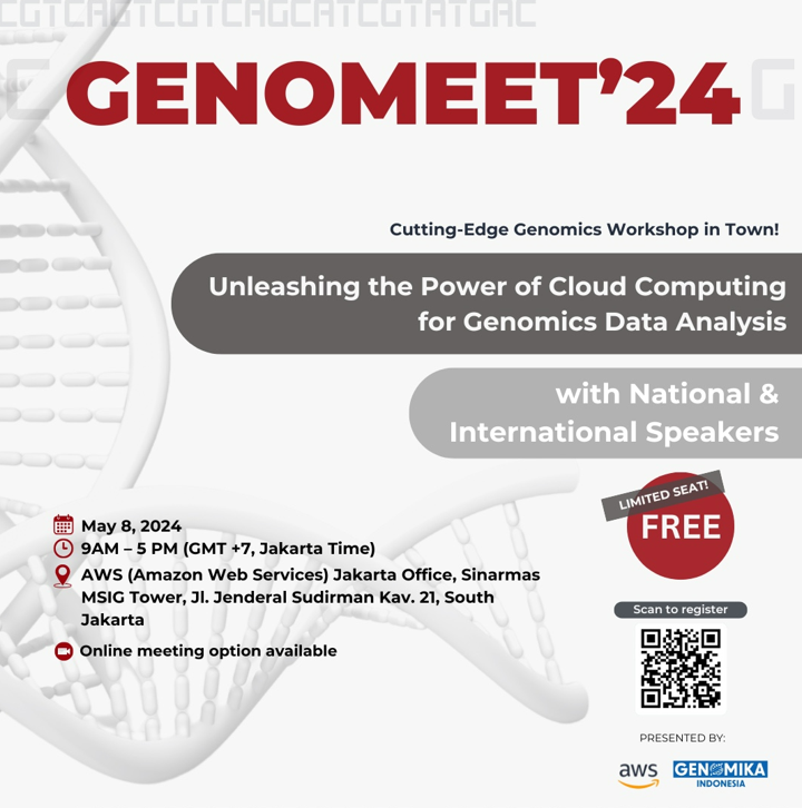 GENOMEet 2024: Unleashing the Power of Cloud Computing for Genomics ...